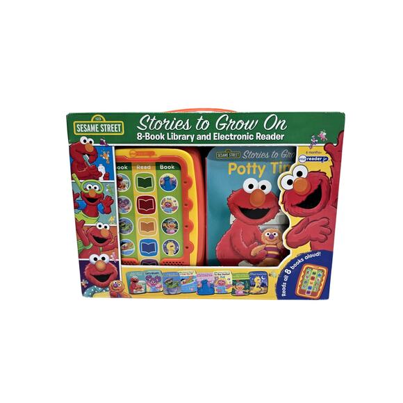 Sesame Street | Toys | Sesame Street Stories To Grow On Me Reader Jr ...